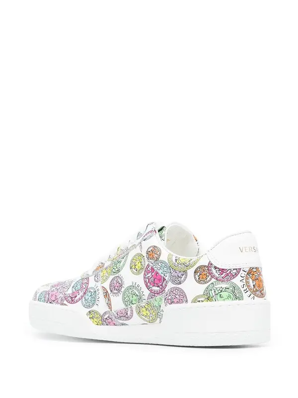 Versace Medusa Print Lace-up Sneakers