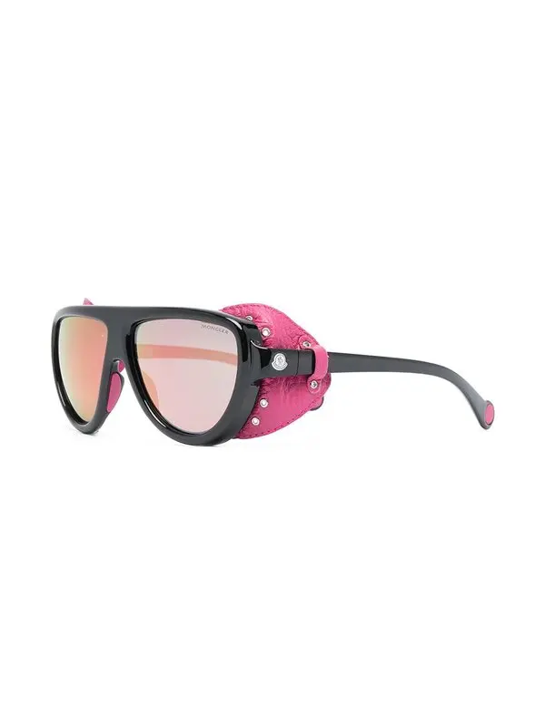Moncler Detachable Eye Shield Sunglasses