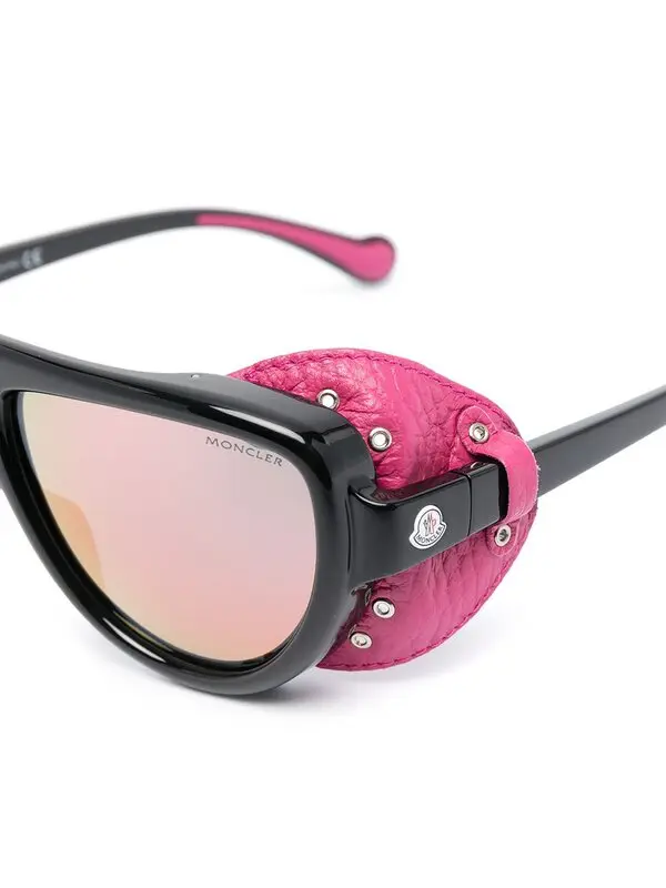 Moncler Detachable Eye Shield Sunglasses