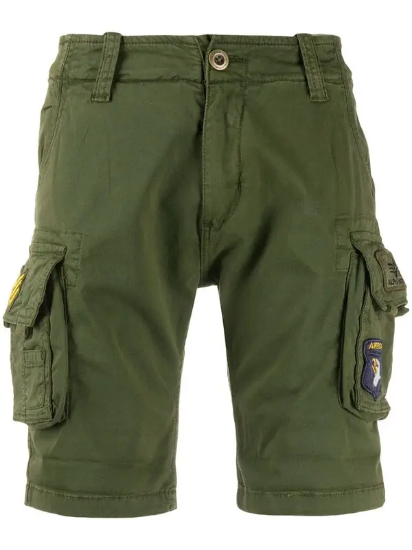 Alpha Industries Cargo Pocket Shorts - Green