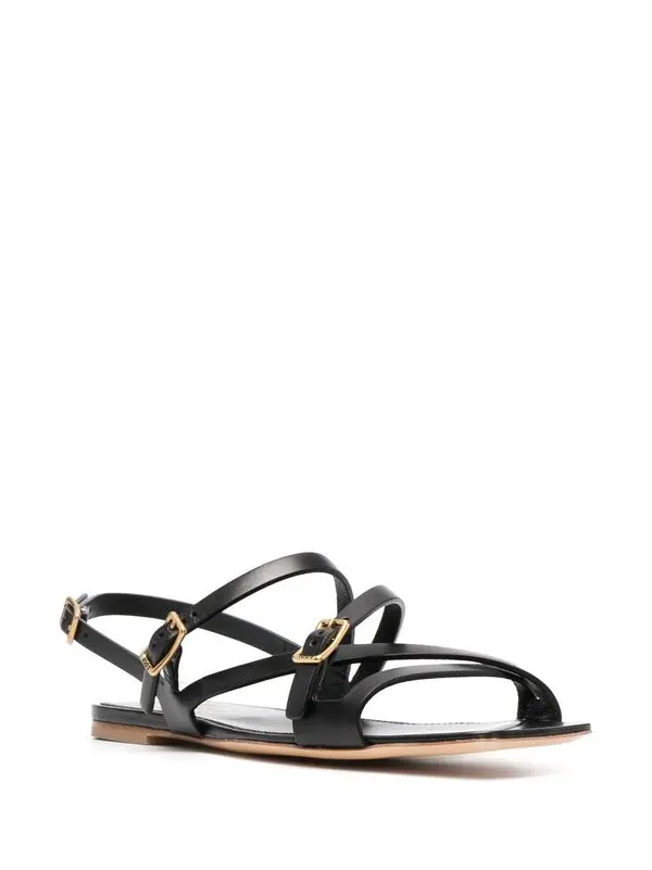 TOD'S Crossover Buckled Sandals