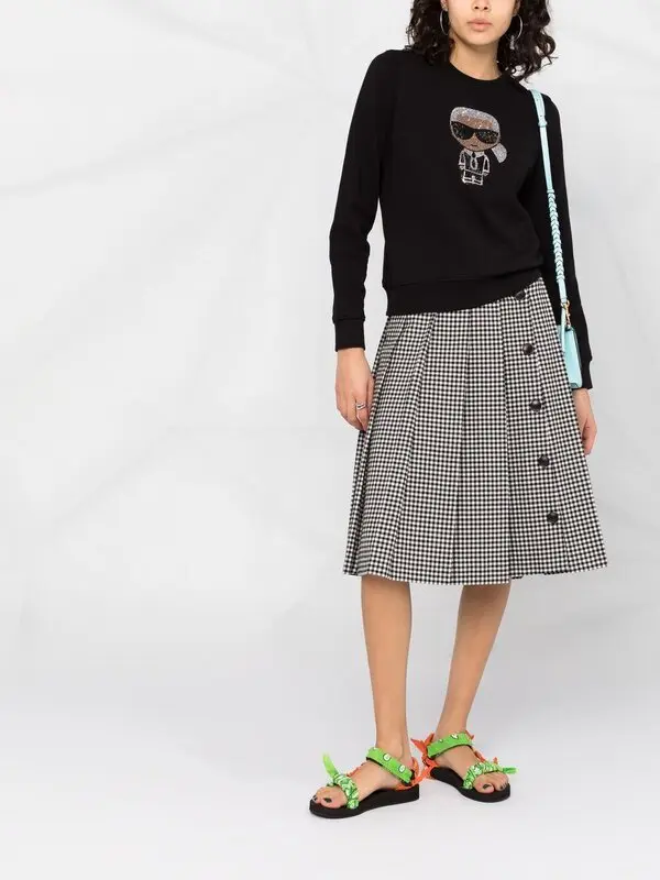 Karl Lagerfeld K/ikonik Sparkle Sweatshirt