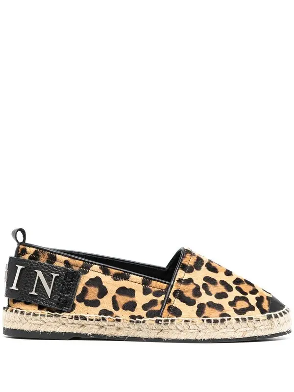 Philipp Plein Leopard-print Espadrilles