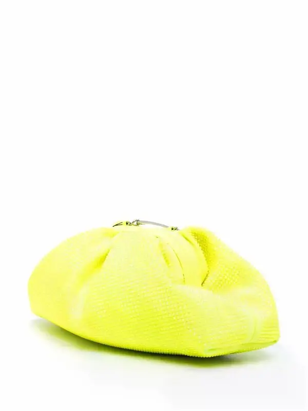 Philipp Plein Embellished Mini Pillow Clutch - Yellow