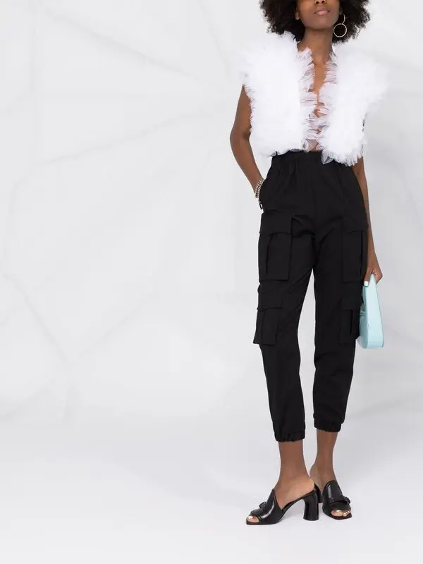 Alchemy Fashions X Lia Aram Ruffled Bodysuit - White