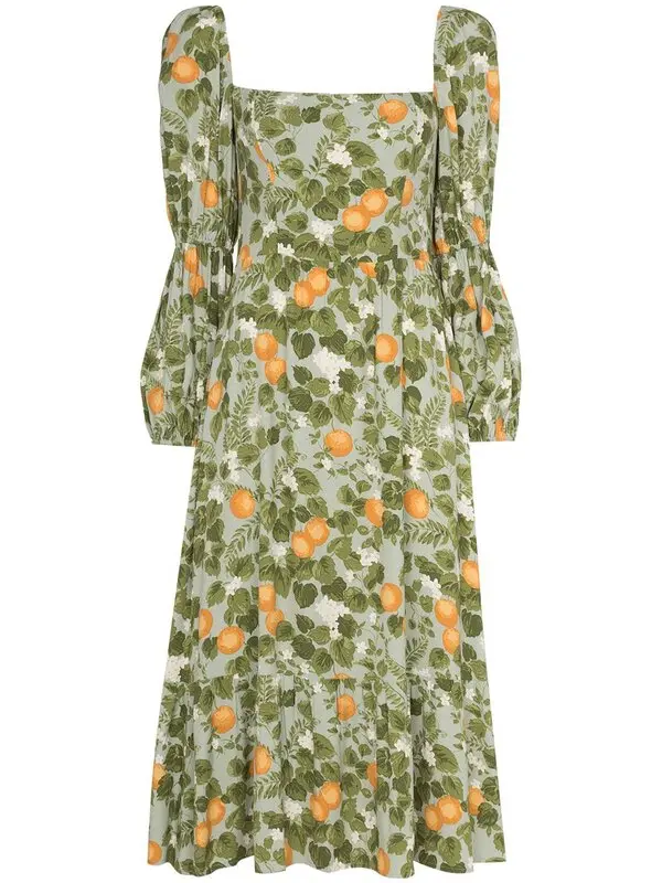 green emerald velvet dress One Way Ticket Orange Colorblock Maxi Dress – Shop the Mint main image 0