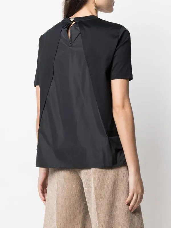 Herno Layered Short-sleeve Top