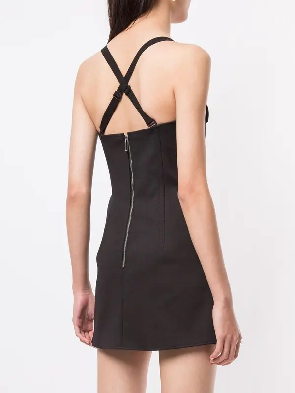 dion lee accordion pleat mini dress Dion Lee Accordion Mini Dress - Black