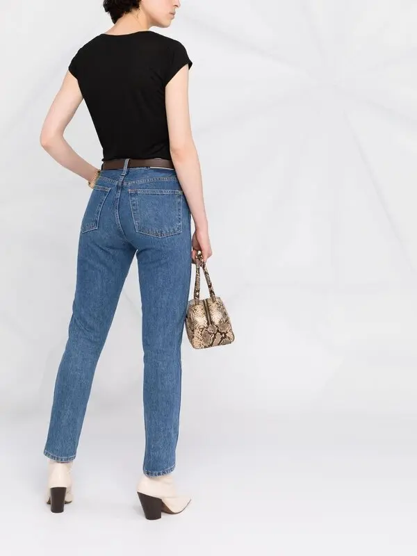 Elisabetta Franchi Sequin-embellished V-neck T-shirt