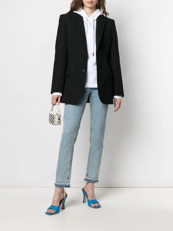 Off-White High-waisted Straight-leg Jeans