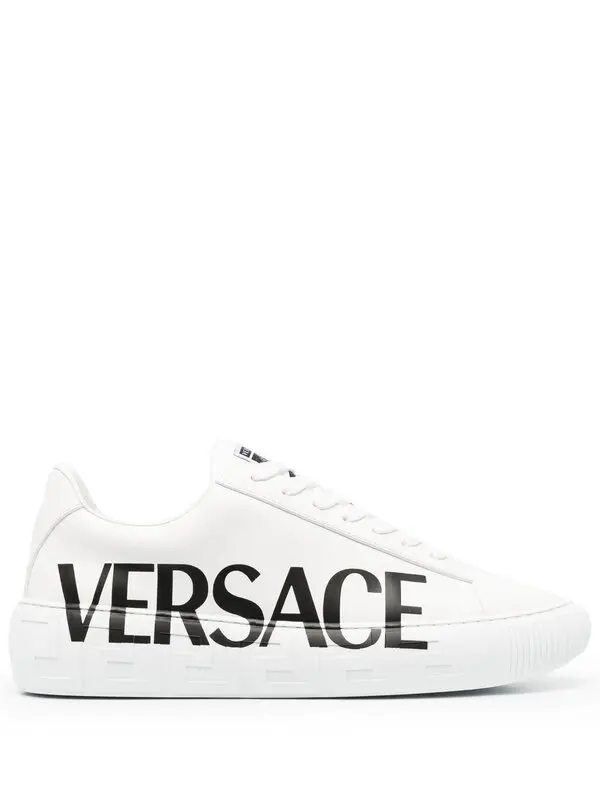 Versace Greca Logo-print Low-top Sneakers