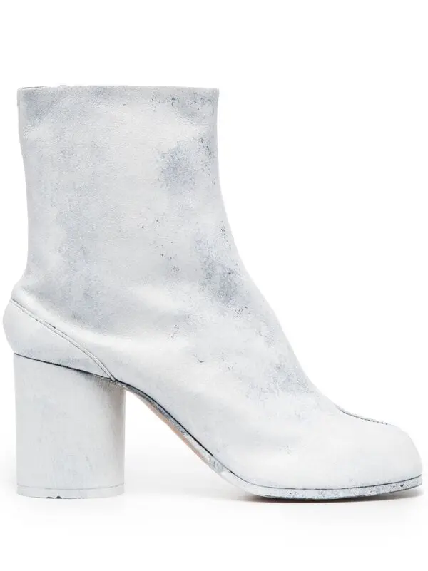 MAISON MARGIELA Tabi 80mm Ankle Boots - White