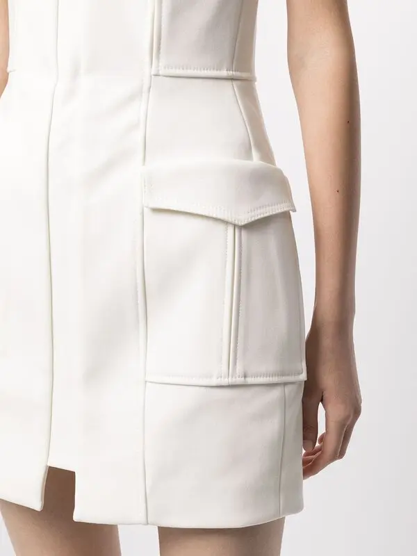 iconic white mini dress Yolanda White Mini Dress - US 14