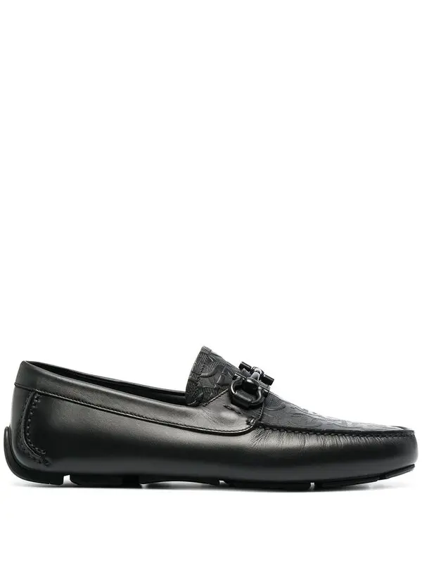 FERRAGAMO Gancini Logo Loafers