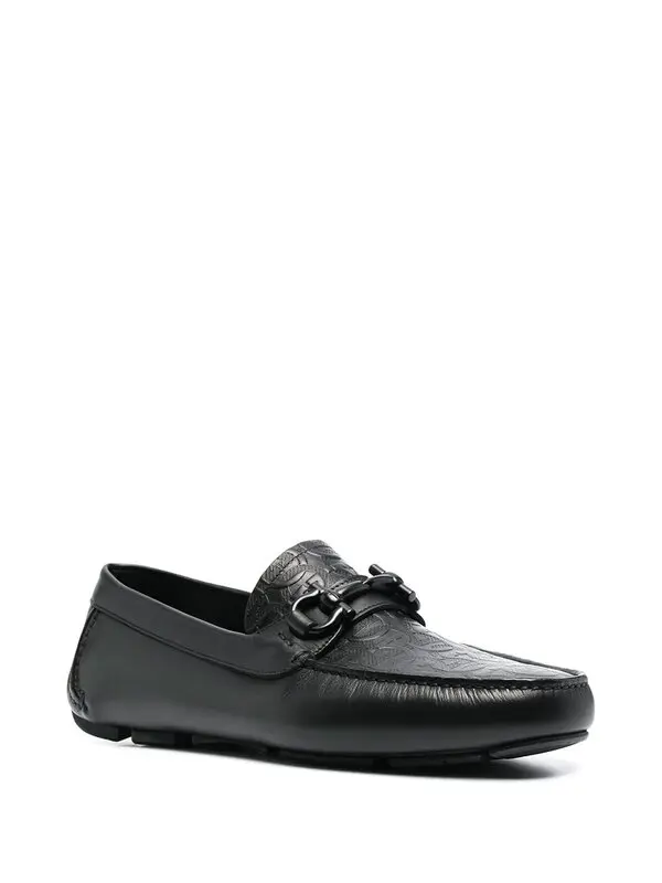 FERRAGAMO Gancini Logo Loafers