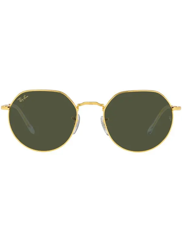 Ray-ban Jack Geometric Sunglasses - Gold