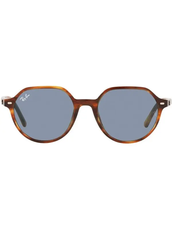 Ray-ban Thalia Round-frame Sunglasses - Brown