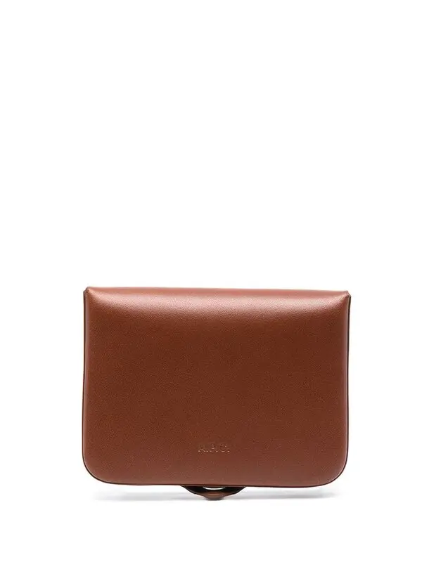 A.p.c. Snap-fastening Leather Wallet