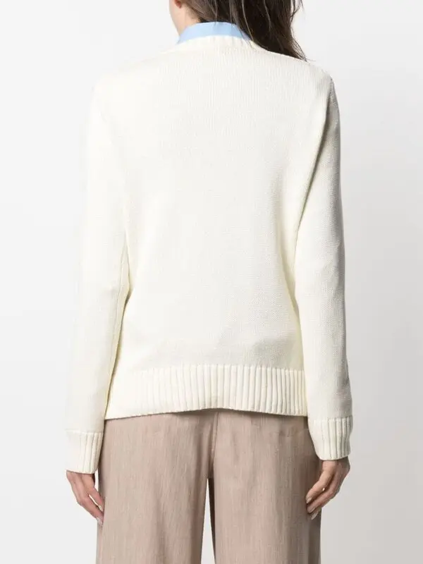 Ralph Lauren Picnic Poo Bear Intarsia-knit Jumper