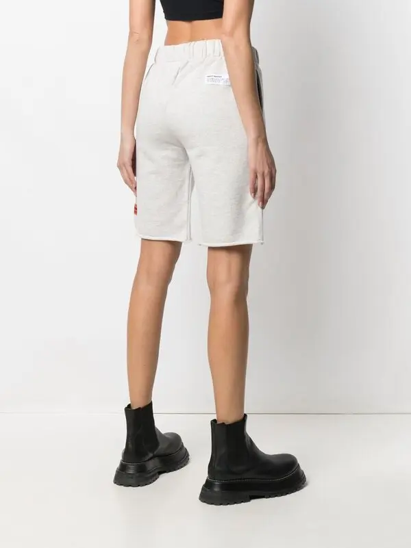 Heron Preston Logo Patch Knee-length Shorts
