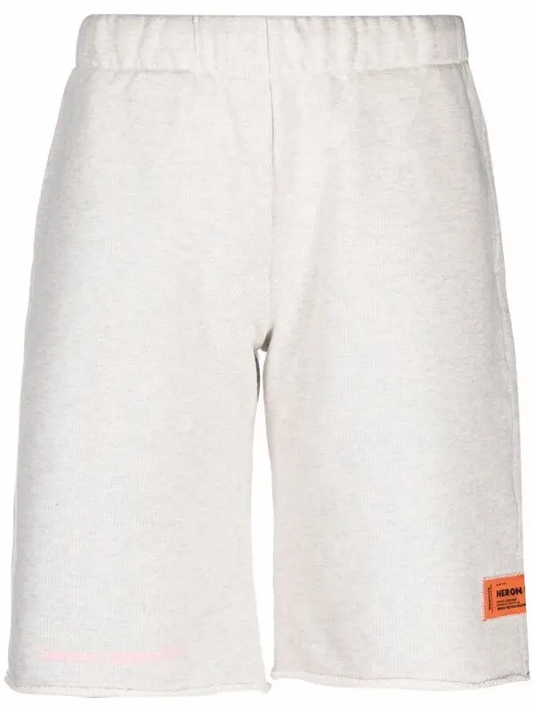 Heron Preston Logo Patch Knee-length Shorts