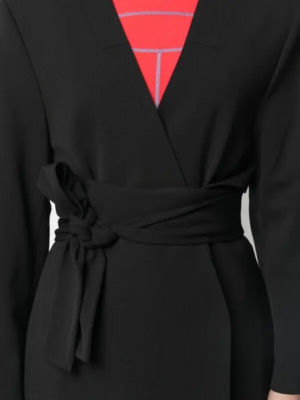 AMBUSH Asymmetric-hem Belted Blazer