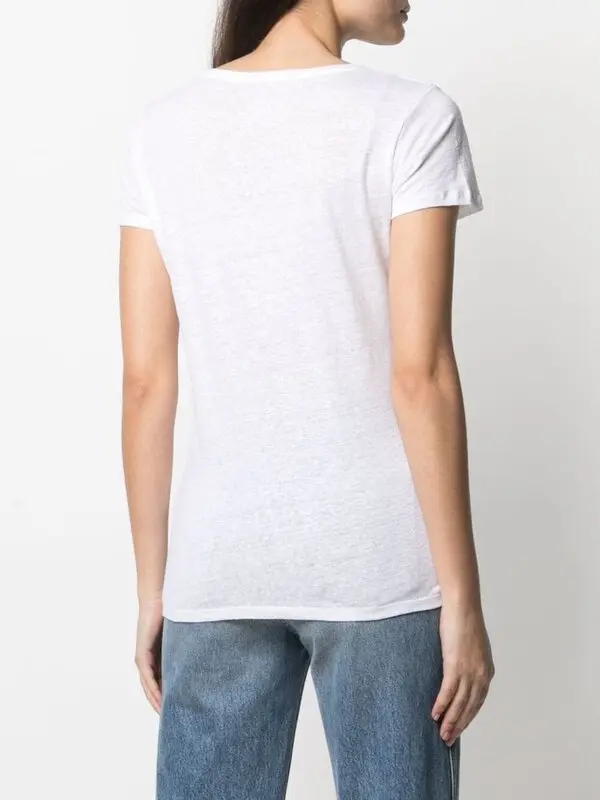 Majestic Filatures V-neck Short-sleeve T-shirt - White