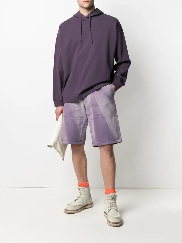 Heron Preston Faded Effect Bermuda Shorts