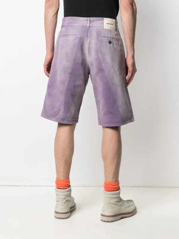Heron Preston Faded Effect Bermuda Shorts