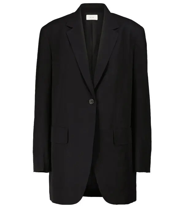 THE ROW Obine Oversized Blazer - Black