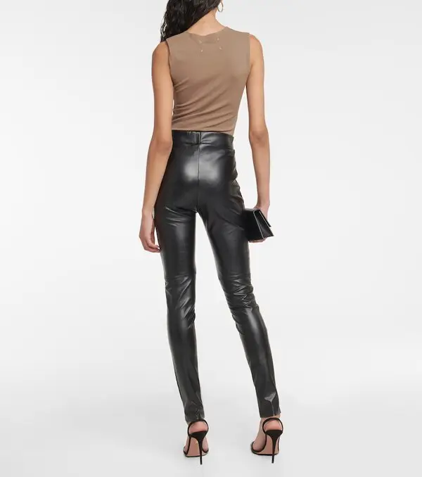 Wolford Estella Faux Leather Leggings