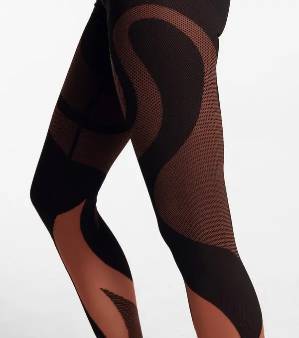 Wolford X Adidas Sheer Motion Leggings In Black 31% Off