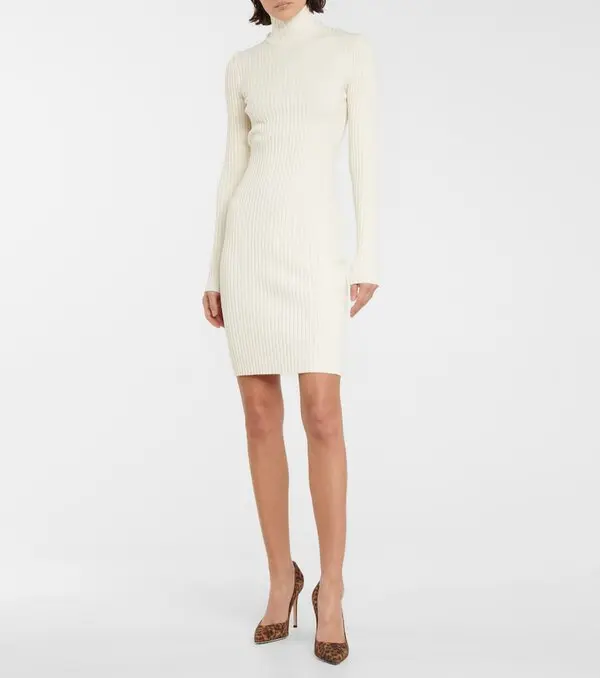 Wolford Wool-blend Minidress - White