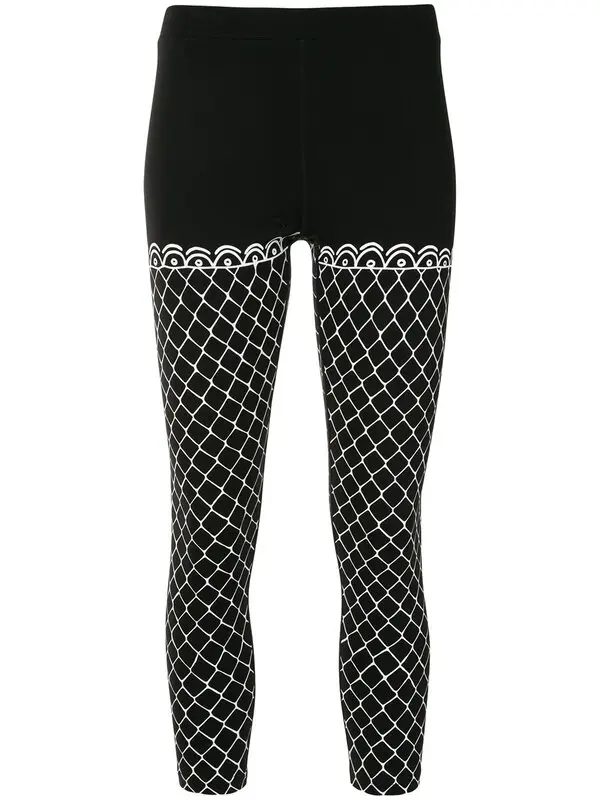 HACULLA. Geometric Print Leggings - Black