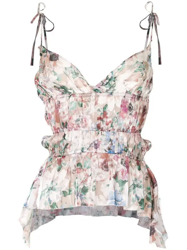 HACULLA. Floral Silk Camisole