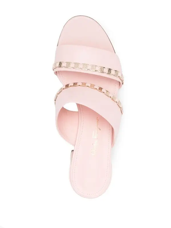 FERRAGAMO Vara Chain Sandals