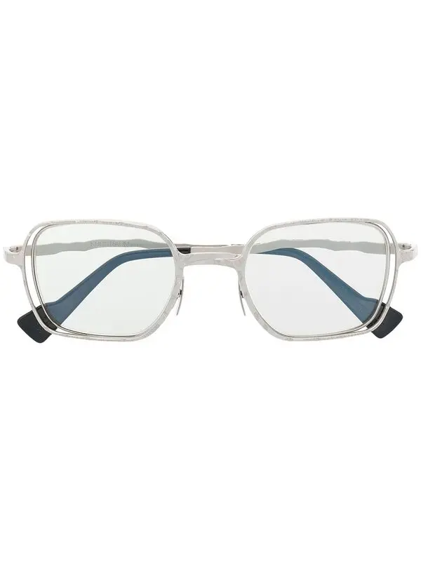 KUBORAUM H22 Square Glasses - Silver