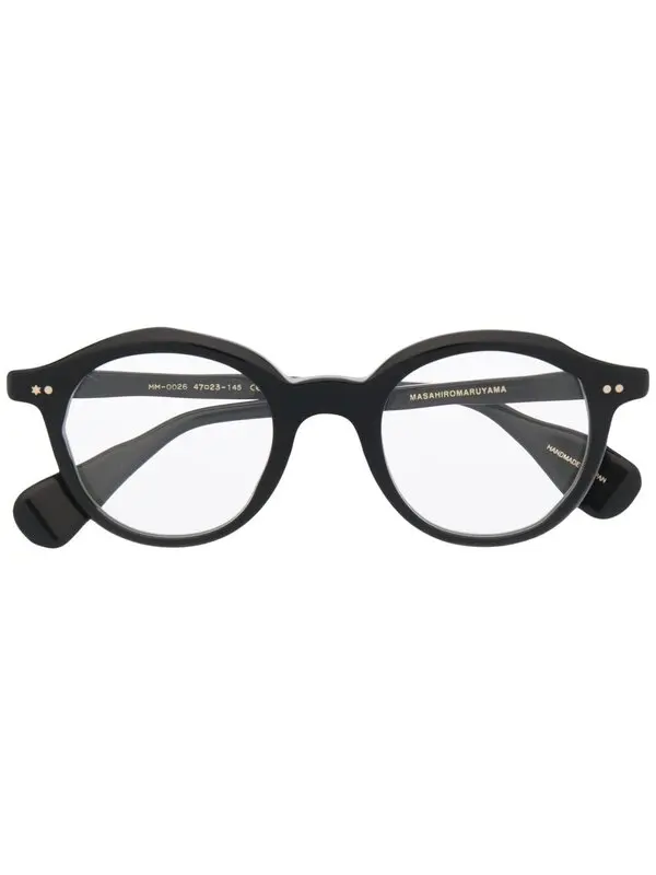 MASAHIROMARUYAMA Round Frame Glasses - Black