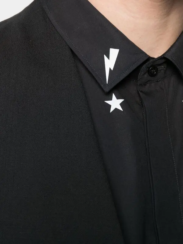 Neil Barrett Star Bolt-print Shirt
