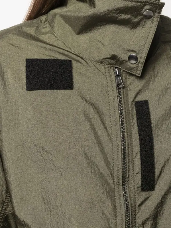 DIESEL® Military Long-sleeved Zip-up Jumpsuit