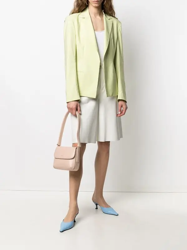 Giorgio Armani La Prima Leather Shoulder Bag