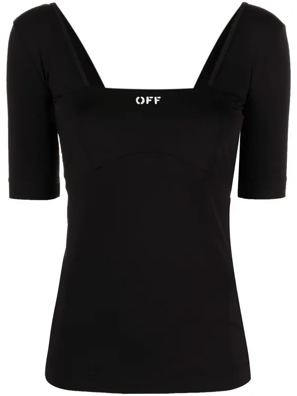 Off-White Logo-print T-shirt - Black