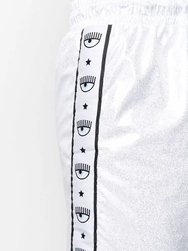 CHIARA FERRAGNI Logo-print Drawstring Skirt