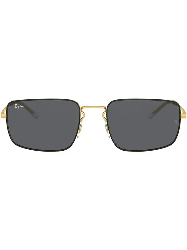Ray-ban Rb 3669 Square-frame Sunglasses - Black