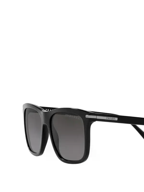 Prada Gradient Rectangular-frame Sunglasses