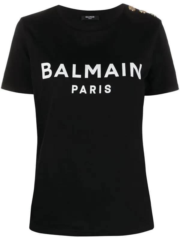 Balmain Logo-print Cotton T-shirt