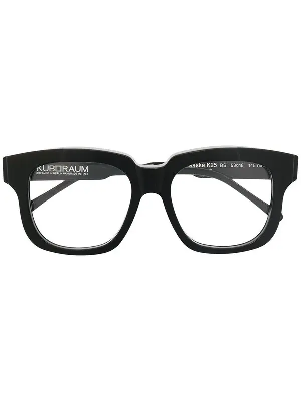 KUBORAUM Mask K25 Square-frame Glasses - Black