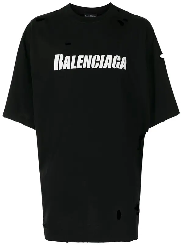 BALENCIAGA◆Your Logo Here Flatground/651795/Tシャツ/L/コットン/PNK