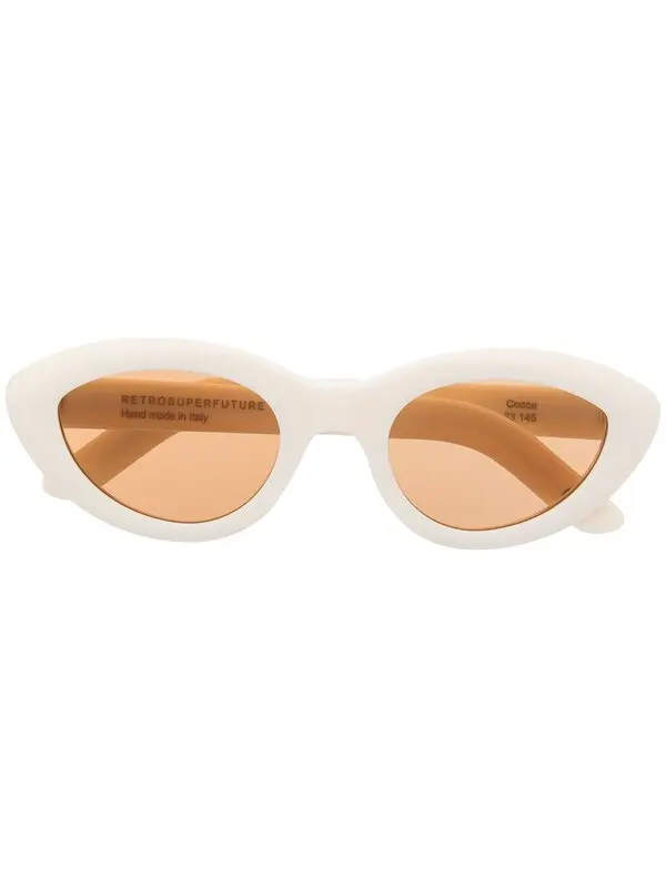 Retrosuperfuture Cocca Sunglasses In White - 44% Off  display picture 2