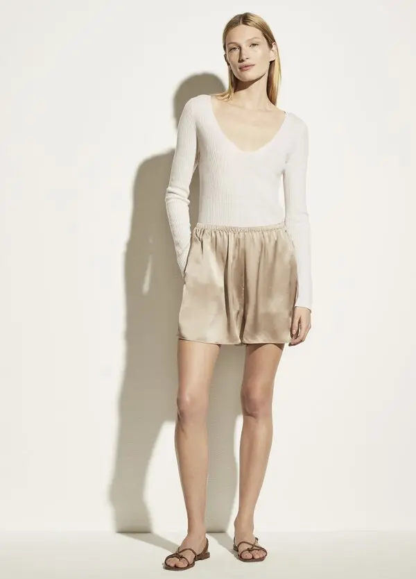 Vince Satin Pu On Short